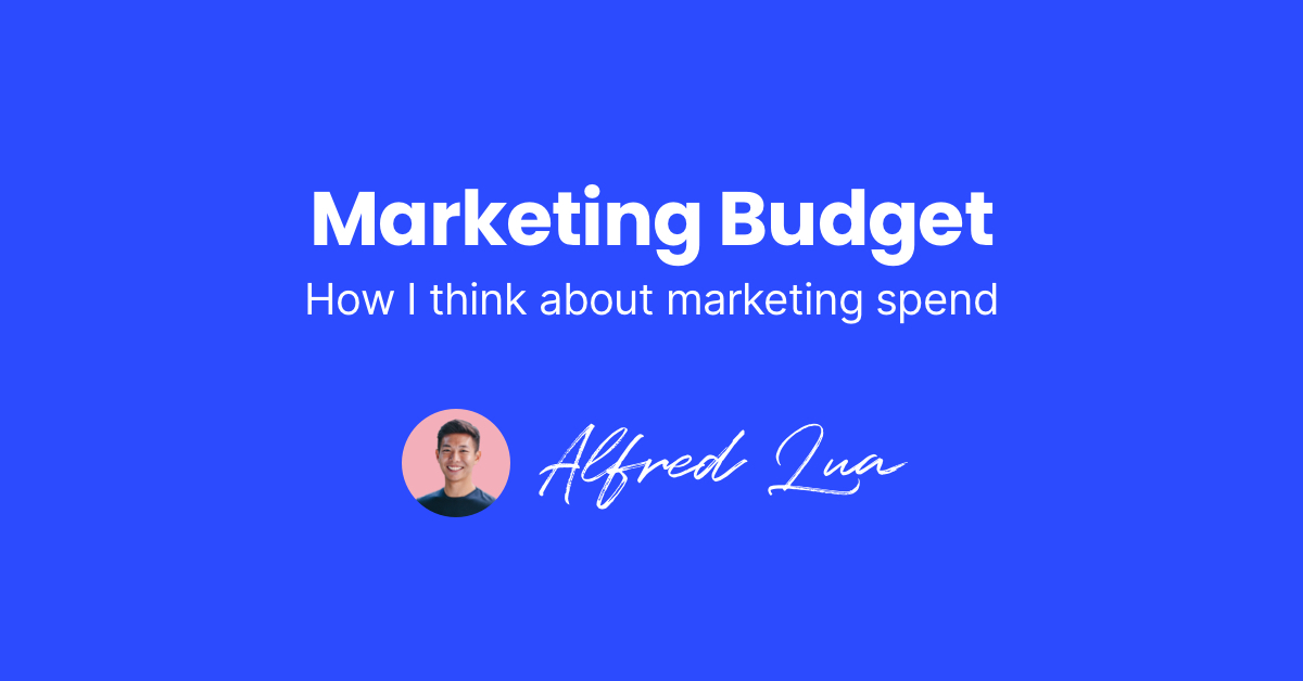 Marketing Budget - Alfred Lua